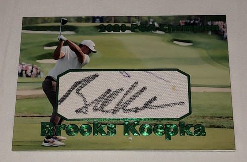 Brooks Koepka Signed Autograph Custom Cut Card JSA COA Auto Golfer ...