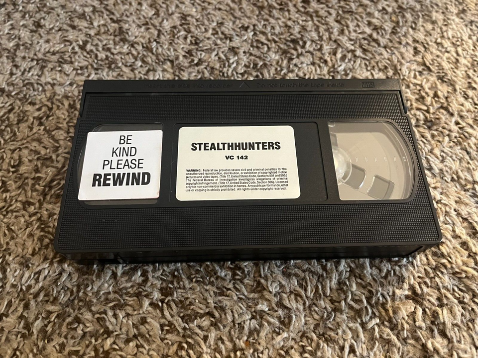 Stealth Hunters VHS Tape / Ex-Rental / Horror Sci-Fi OOP | eBay