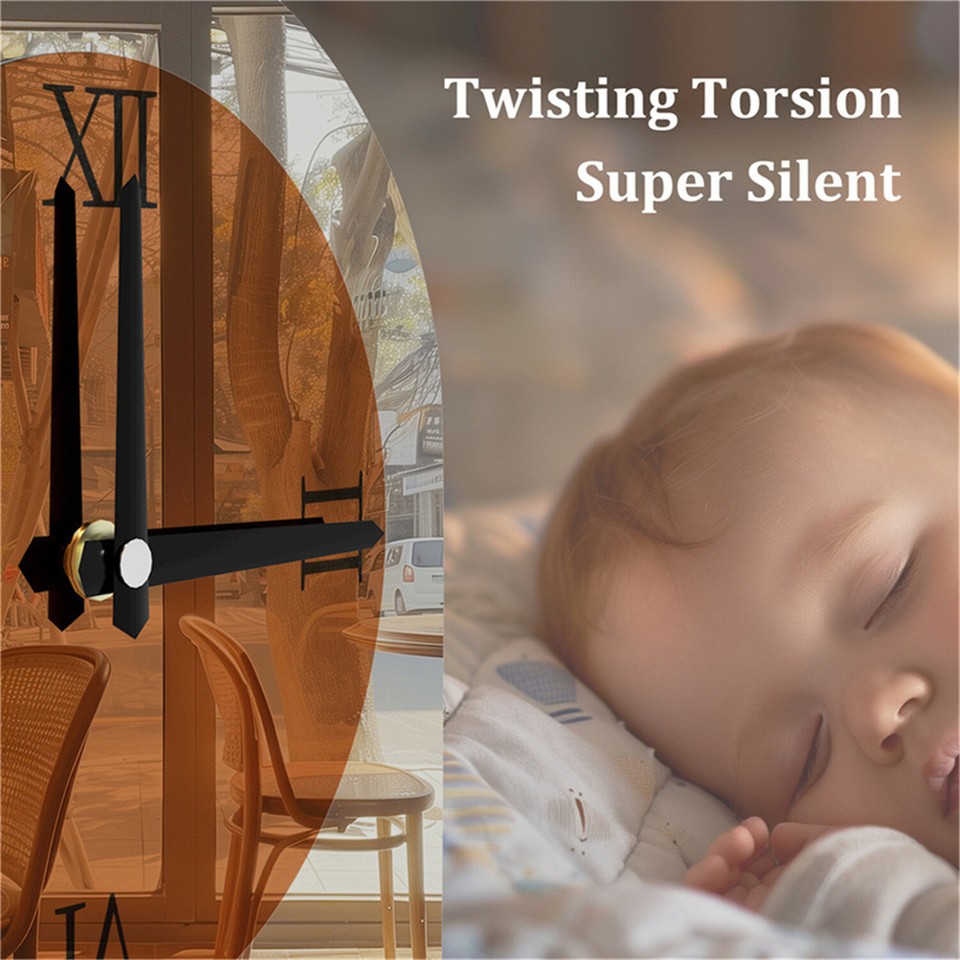 Arched/elliptic Shaped Tinted Glass Wall Clock Living Room Wall Mirror ...