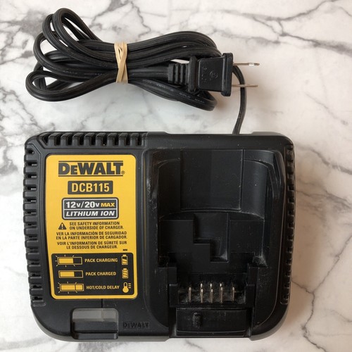 DeWalt DCB115 12v 20v Max Lithium Ion Fast Battery Charger Genuine OEM ...