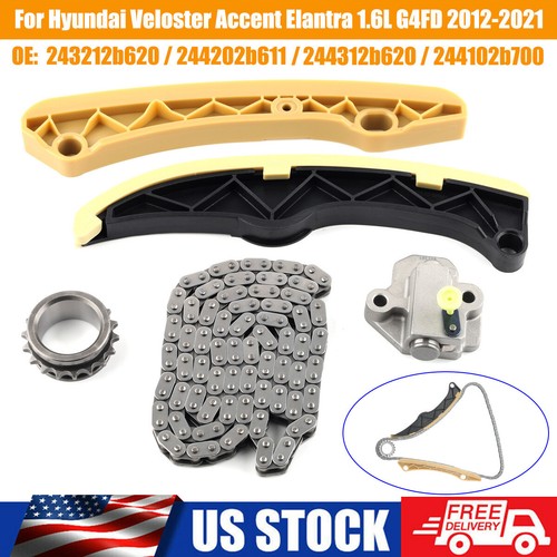Engine Timing Chain Kit Fit for 2012-2021 Hyundai Veloster Accent ...