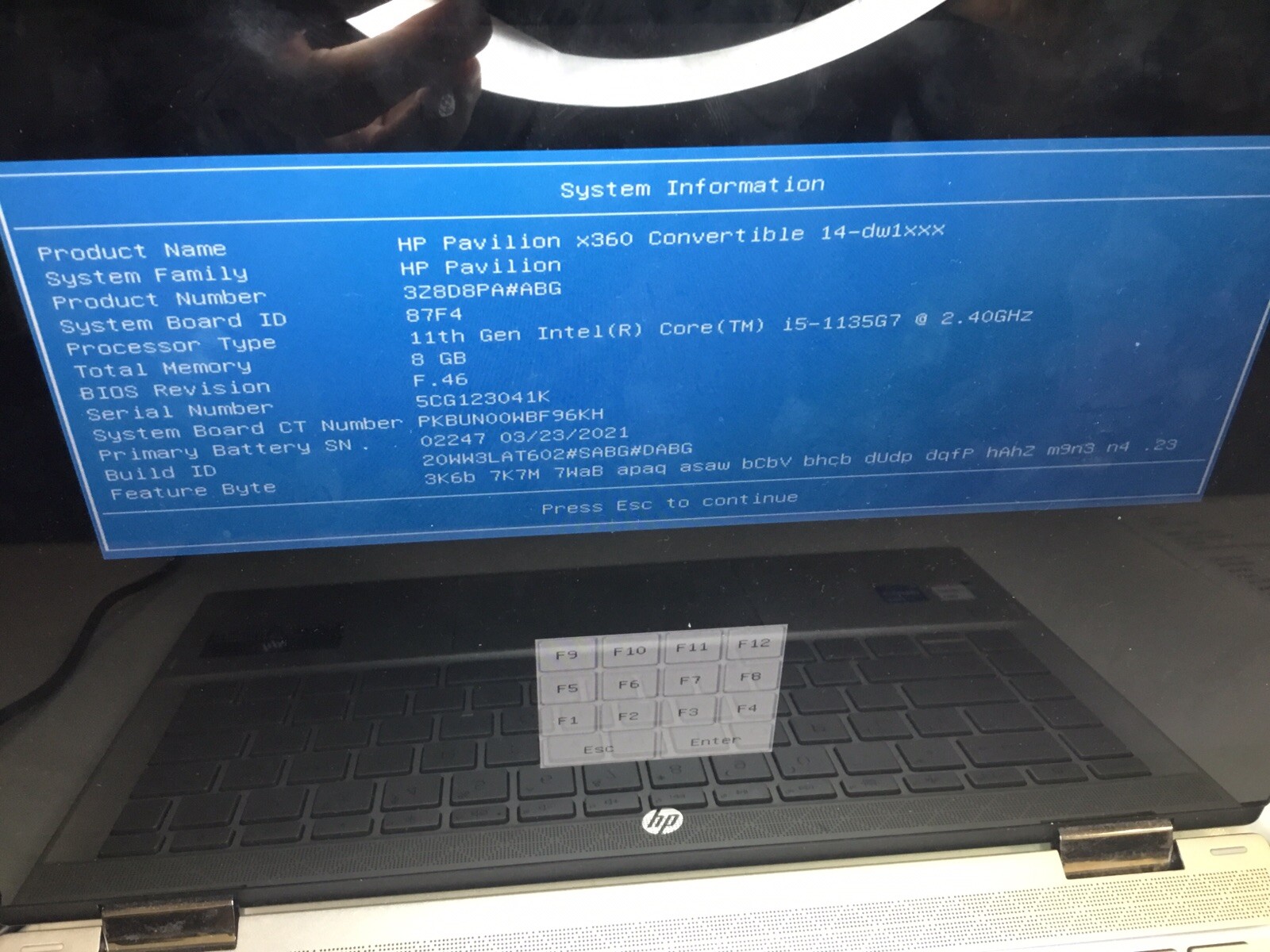 HP Laptop Pavilion 360X 14” 250SSD i5-11th Gen CPU - Reset | eBay Australia