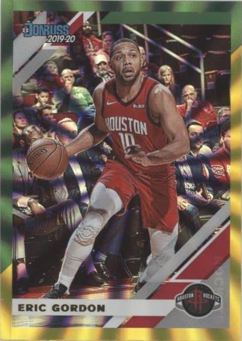 2019-20 Panini Donruss - Eric Gordon #74 Holo Green & Yellow Laser for sale online | eBay
