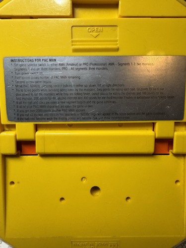 Untested 1981 Tomy Namco Grandstand Munchman Mini Arcade Game | eBay