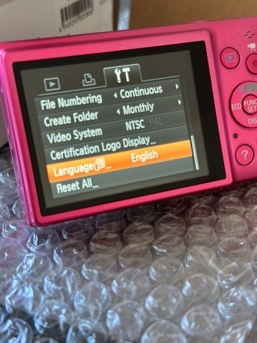 [TOP MINT w/BOX] Canon IXY 140 Pink Compact Digital Camera 20MP 10x ...