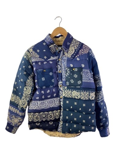 visvim KERCHIEF DOWN JKT Bandana Down jacket 3 Cotton Navy Paisley | eBay