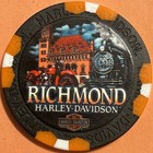 Harley Davidson Wide Print Poker Chip from Richmond HD in Richmond ...