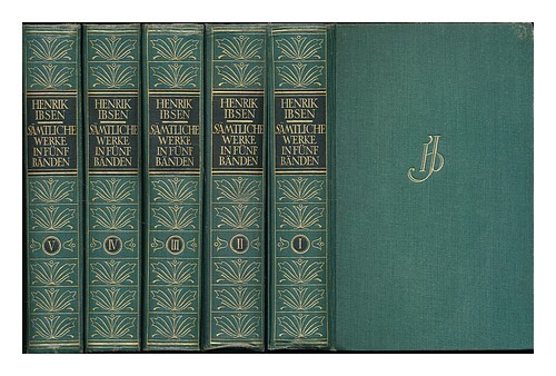 IBSEN, HENRIK (1828-1906) Samtliche Werke / Henrick Ibsen ...