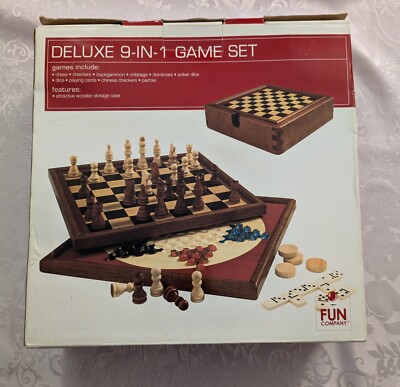 Deluxe 9 In 1 Game Set (Boardgames) | eBay