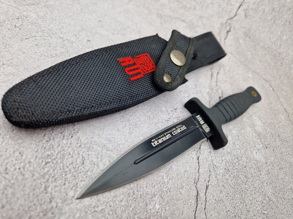 Hunting knife RUI, Travel knife Belt knife steel: RK-31699 titanium ...