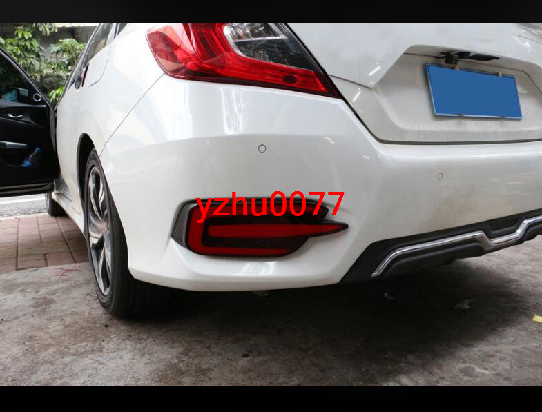 2016-2020 For Honda Civic Sedan LED rear bumper fog light / brake light ...