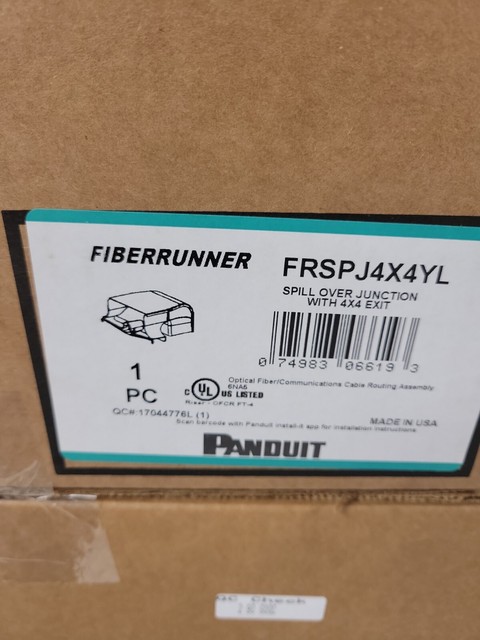 Panduit FiberRunner Spill-Over Junction - Yellow (FRSPJ4X4YL) for sale ...