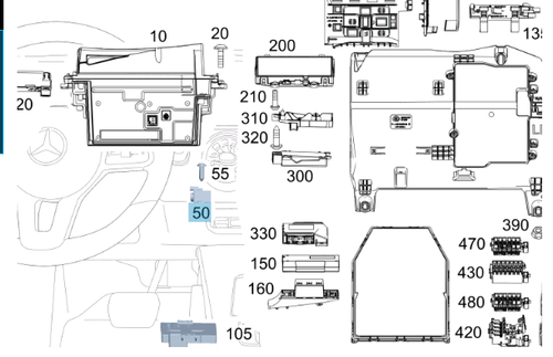 MERCEDES-BENZ A W177 Safety Battery Pyrotechnical Fuse A0009822904 NEW ...