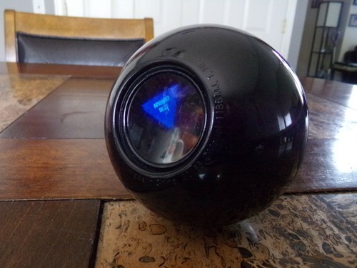 Magic 8ball: Answers yes or no questions by shaking it, It is 4.2x4.2 ...