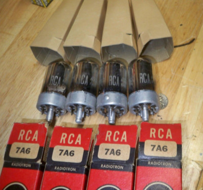 Vintage (4) RCA 7A6 NOS/NIB Tubes | eBay
