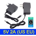 5V 2A 2000ma DC Power supply Adapter 100V-240V Charger For LED Strip ...