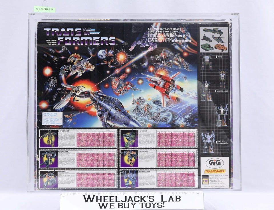 Bruticus Combaticon AFA GRADED Q75 75/80/90 G1 Transformers Multiforce ...