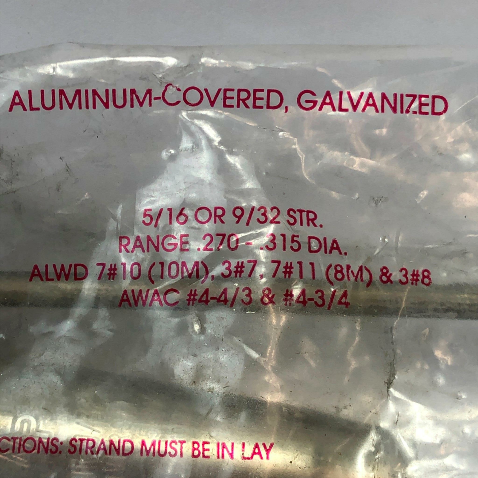 Strand Vise Eye Type Universal Aluminum-Covered Galvanized 5201-L | eBay