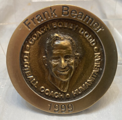 1999 Frank Beamer Bobby Dodd Football Coach Of The Year Award Medal | eBay