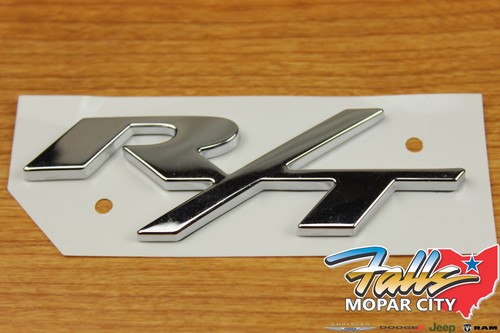 Dodge Mopar Chrome RT R/T Emblem Badge Nameplate Challenger Charger ...