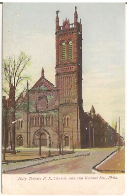 Holy Trinity P.E. Church in Philadelphia PA Postcard | eBay