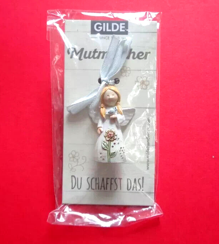 Engel Schutzengel MUTMACHER Spruch DU SCHAFFST DAS! Handbemalter Engel ...