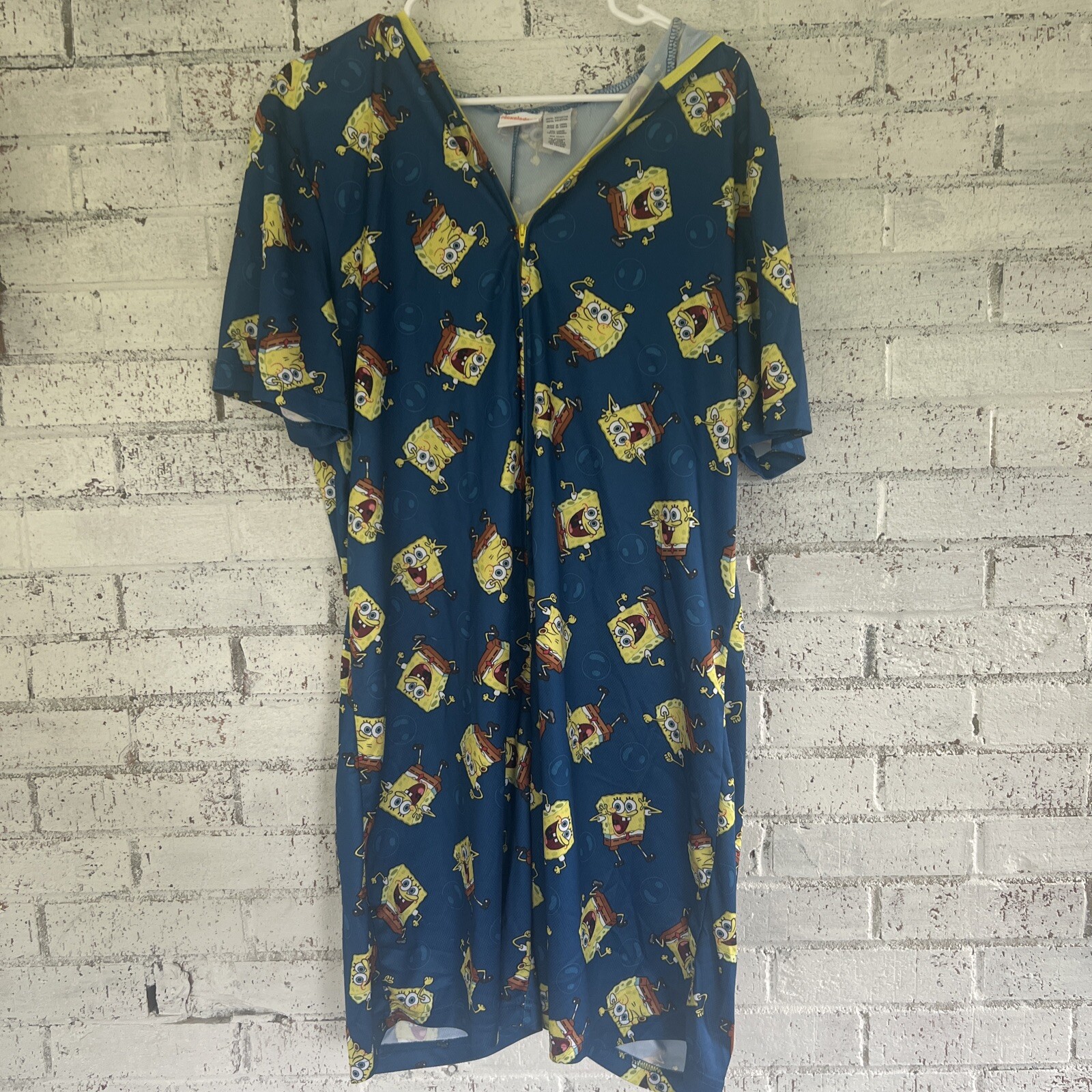 Nickelodeon Spongebob Squarepants Mens One Piece L Bl… - Gem