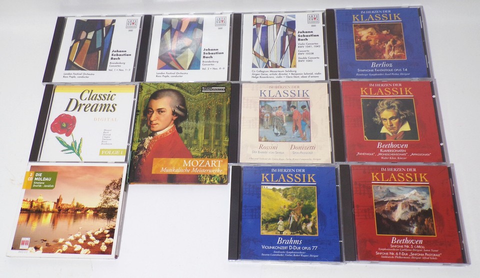 Collection CD Classic 31 Pieces Classical Music Mozart Brahms Bach ...