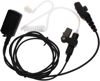Acoustic Tube FBI Earpiece Headset Mic for Hytera Pd790 Ex Pd780 Pd700 ...