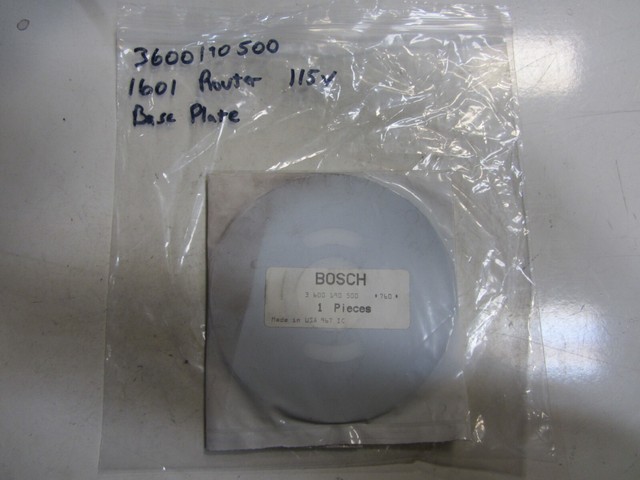 Bosch Router Base Plate 3600190500 for Models 1601 1602 1603 1604 1606 ...