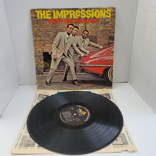 The Impressions Keep On Pushing ABC-493 Recorded 1964 ABC Paramount ...