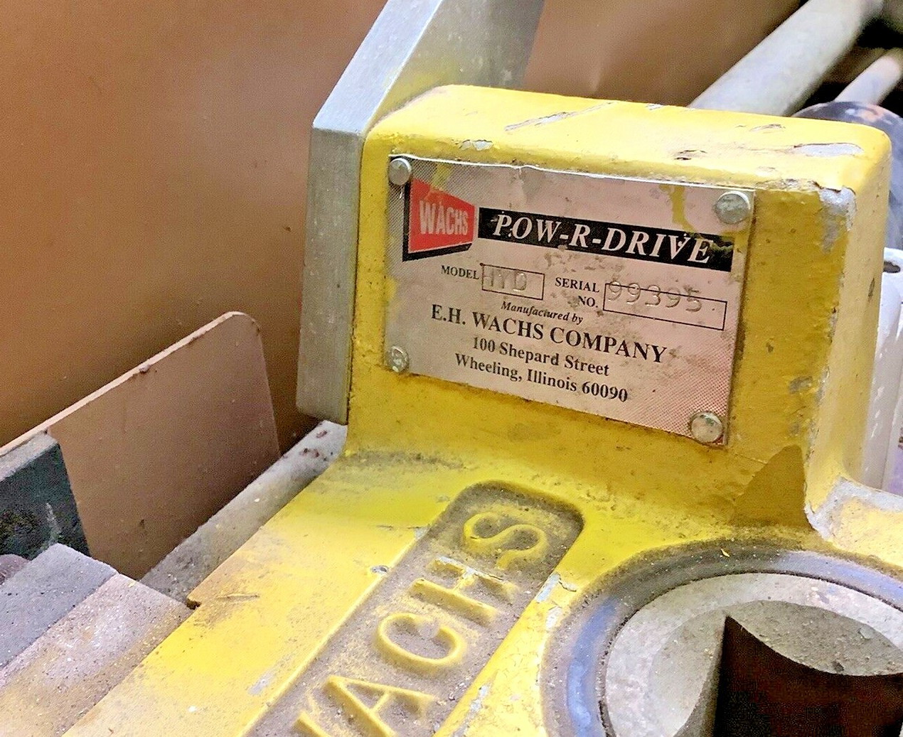 E.H. Wachs Model HYD Pow-R-Drive Pneumatic Hydraulic Valve Exerciser ...