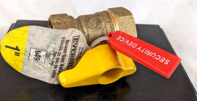 1 in. FIP x 1 in. FIP Lever Handle Brass Gas Ball Valve | eBay