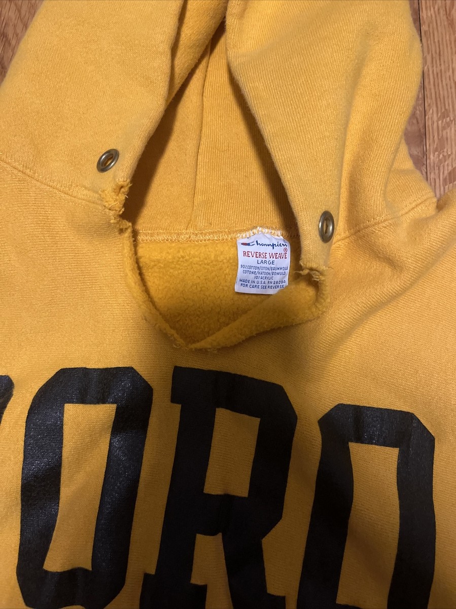 vintage 80s champion reverse weave hoodie chopped sz L sweat vintage 80s champion reverse weave hoodie chopped sz L sweat