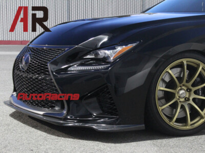 VR Style Front Bumper Lip Carbon Fiber CF fit 2015+ LEXUS RCF RC-F | eBay
