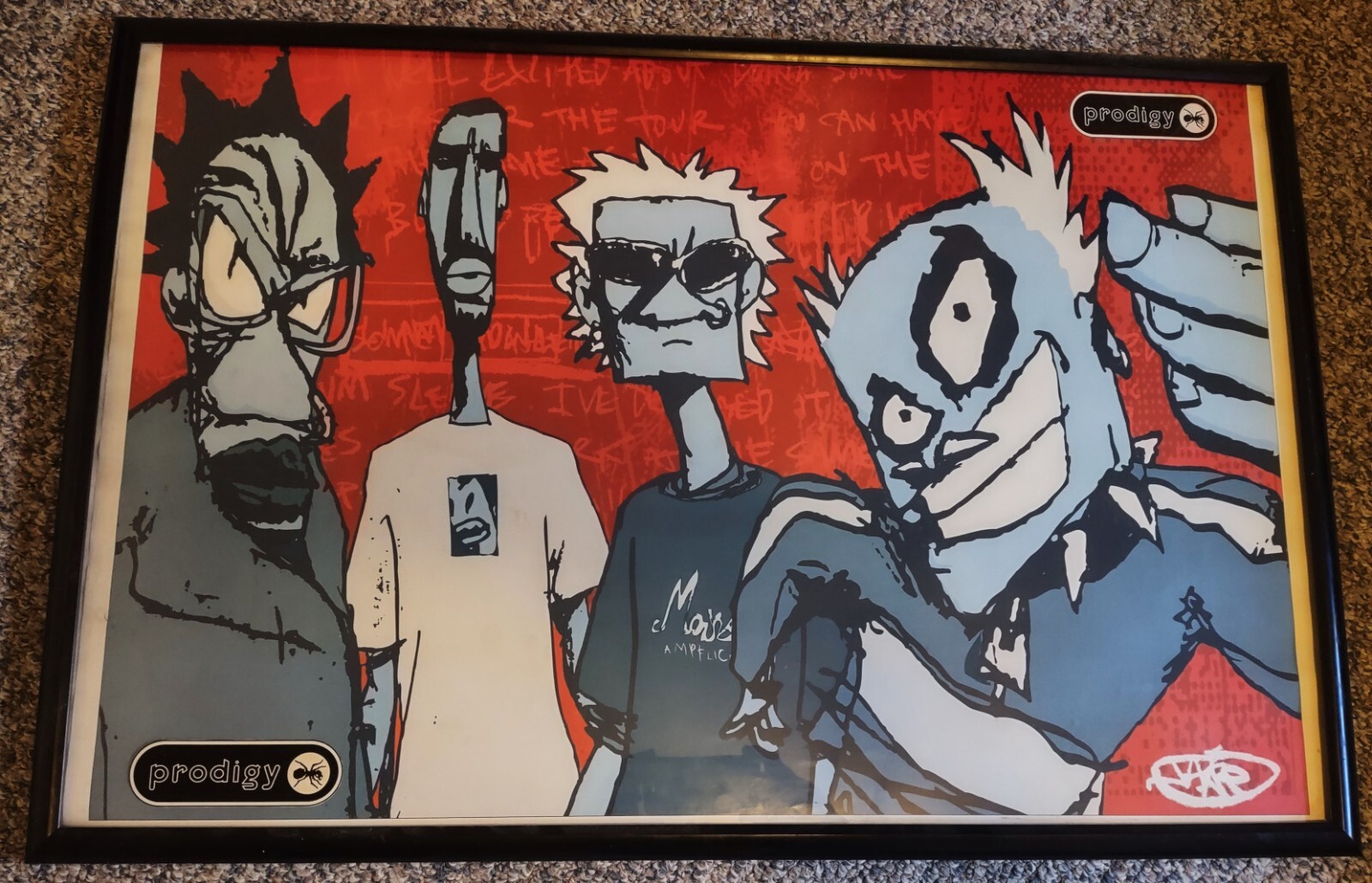 The prodigy fat of the land vintage (rare) cartoon poster perfect ...