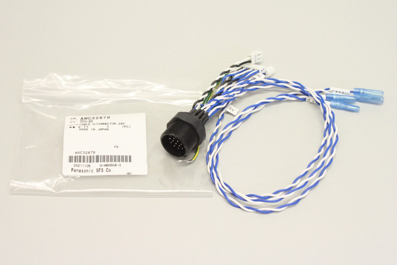 PANASONIC AWC32878 Stecker Kabel Cable Connector 24V Robot AWC32878 OVP ...