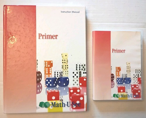 Math U See Primer Book + DVD Set Homeschool Kindergarten Curriculum Instruction | eBay