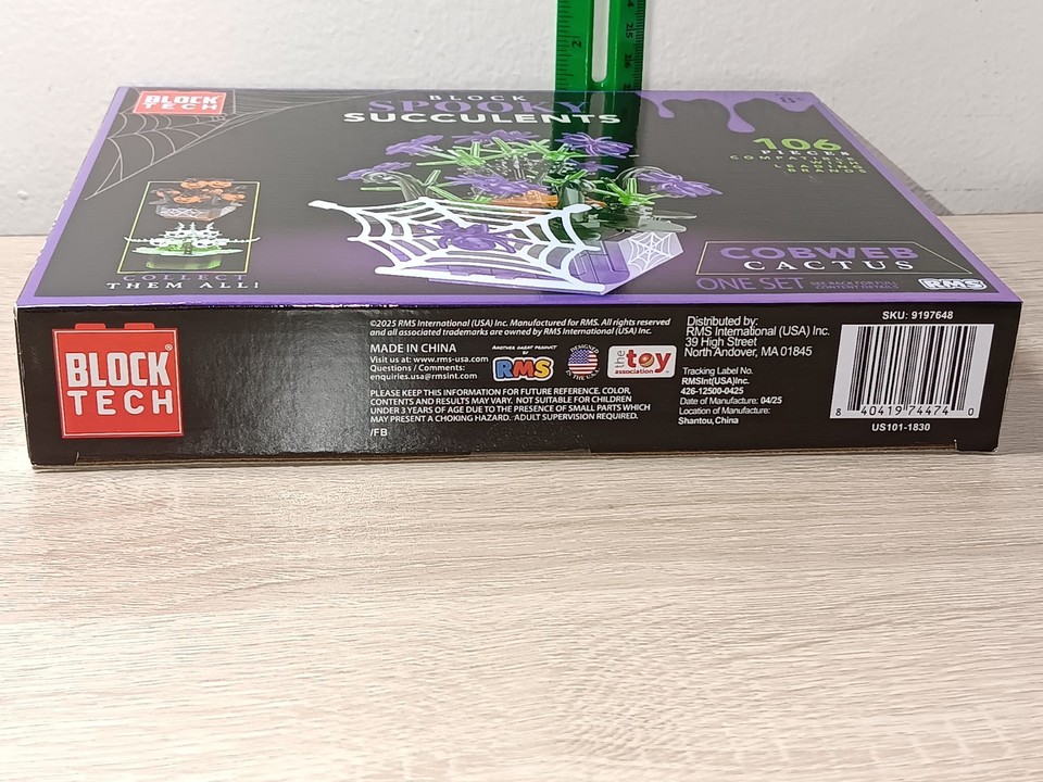 *FREE SHIP* 🕷 COBWEB CACTUS Spooky Succulent Block Tech Brick Set | eBay