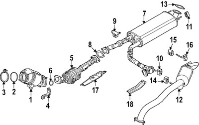 Genuine Nissan Catalytic Converter Stay 20817-7JA0A | eBay