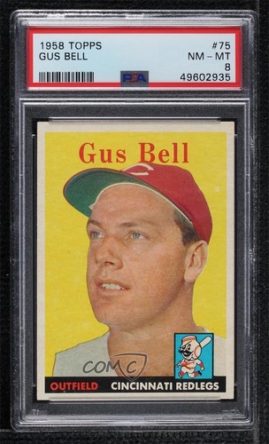 1958 Topps Gus Bell #75 PSA 8 | eBay