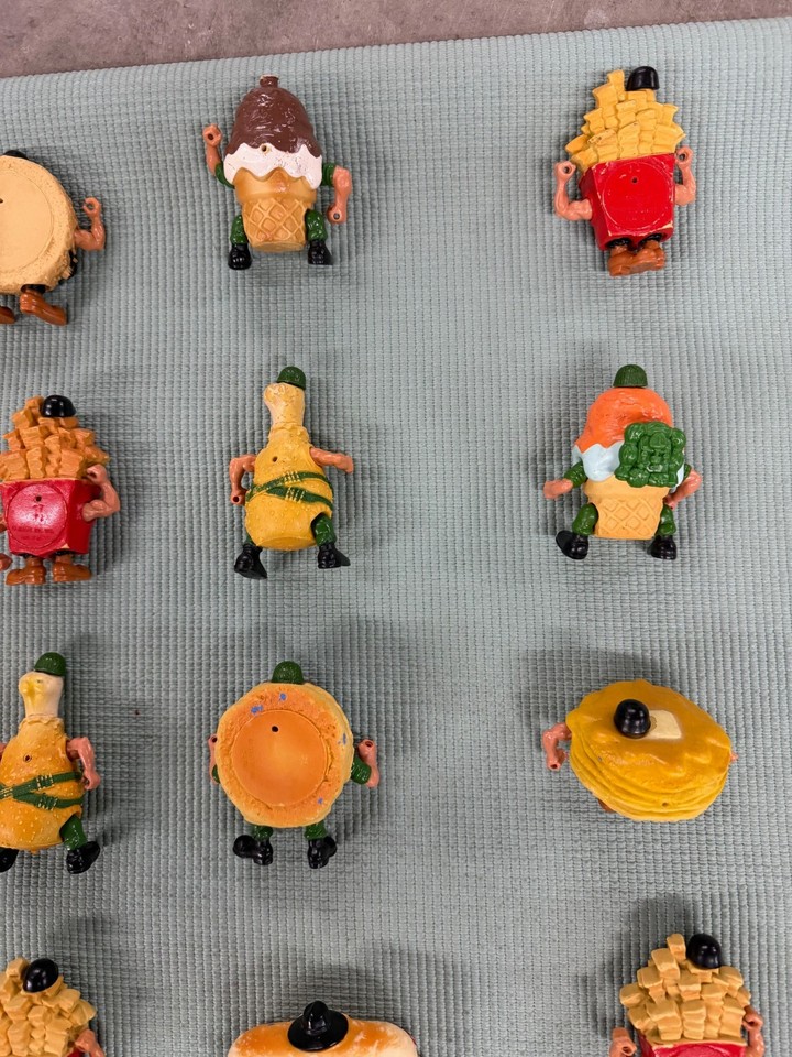 Lot of Vintage Mattel Food Fighters Action Figures | eBay
