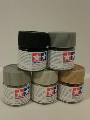 Tamiya acrylic paint BUNDLE!!! 5 × 10ml Minis | eBay