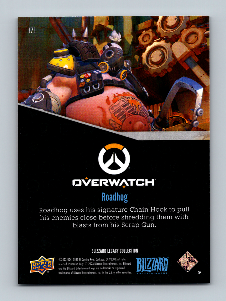 2023 Upper Deck Blizzard Legacy Collection - 171 - Overwatch - Roadhog ...