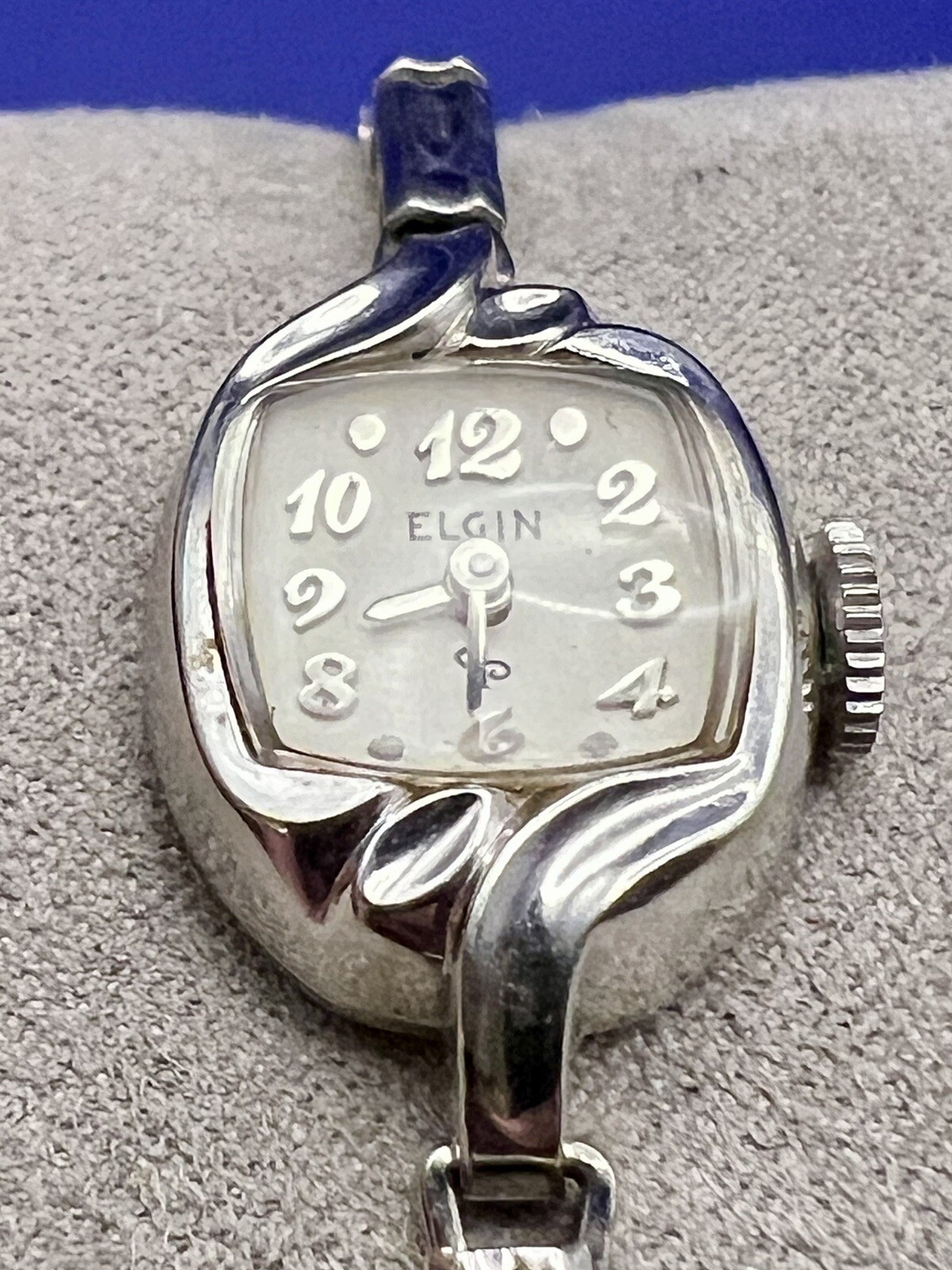 Elgin Model 9312 Mechanical Working 1950s 10K White R… - Gem