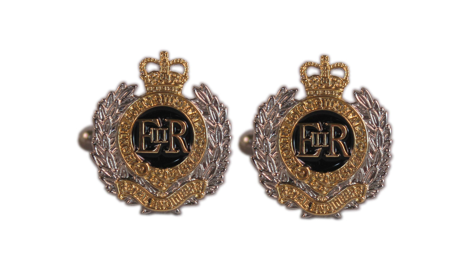ROYAL ENGINEERS CUFFLINKS, TIE SLIDE, LAPEL PIN, PURCHASE SEPARATELY OR ...