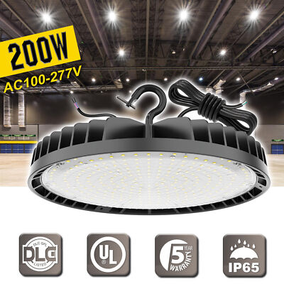 200 Watts LED High Bay Light 30000 Lumen 5000K Warehouse Industrial ...