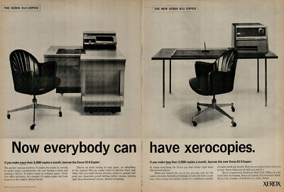 1963 Xerox Photocopier "Now Everybody Can Have Xerocopies" Vintage ...