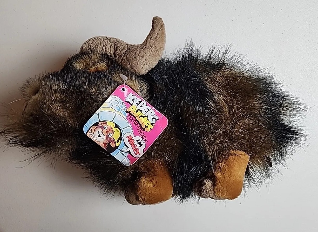2001 Iceberg Augie Manley the Musk Ox Polar Friends Talking Plush Toy w ...