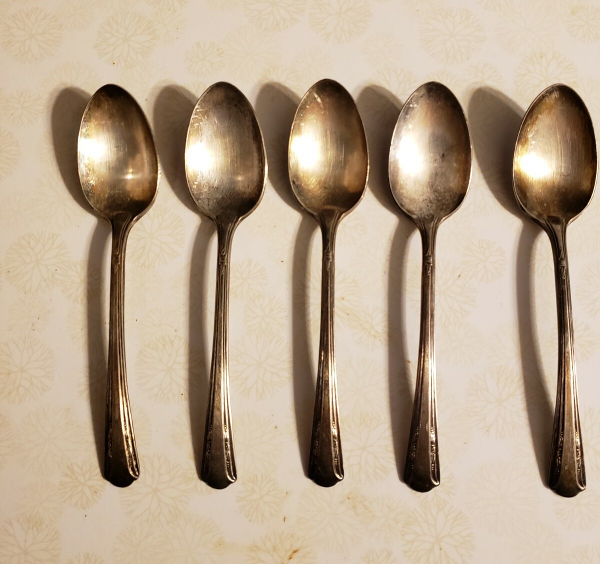 VINTAGE SET OF 5 SINCERITY SILVERPLATE TEASPOONS | eBay